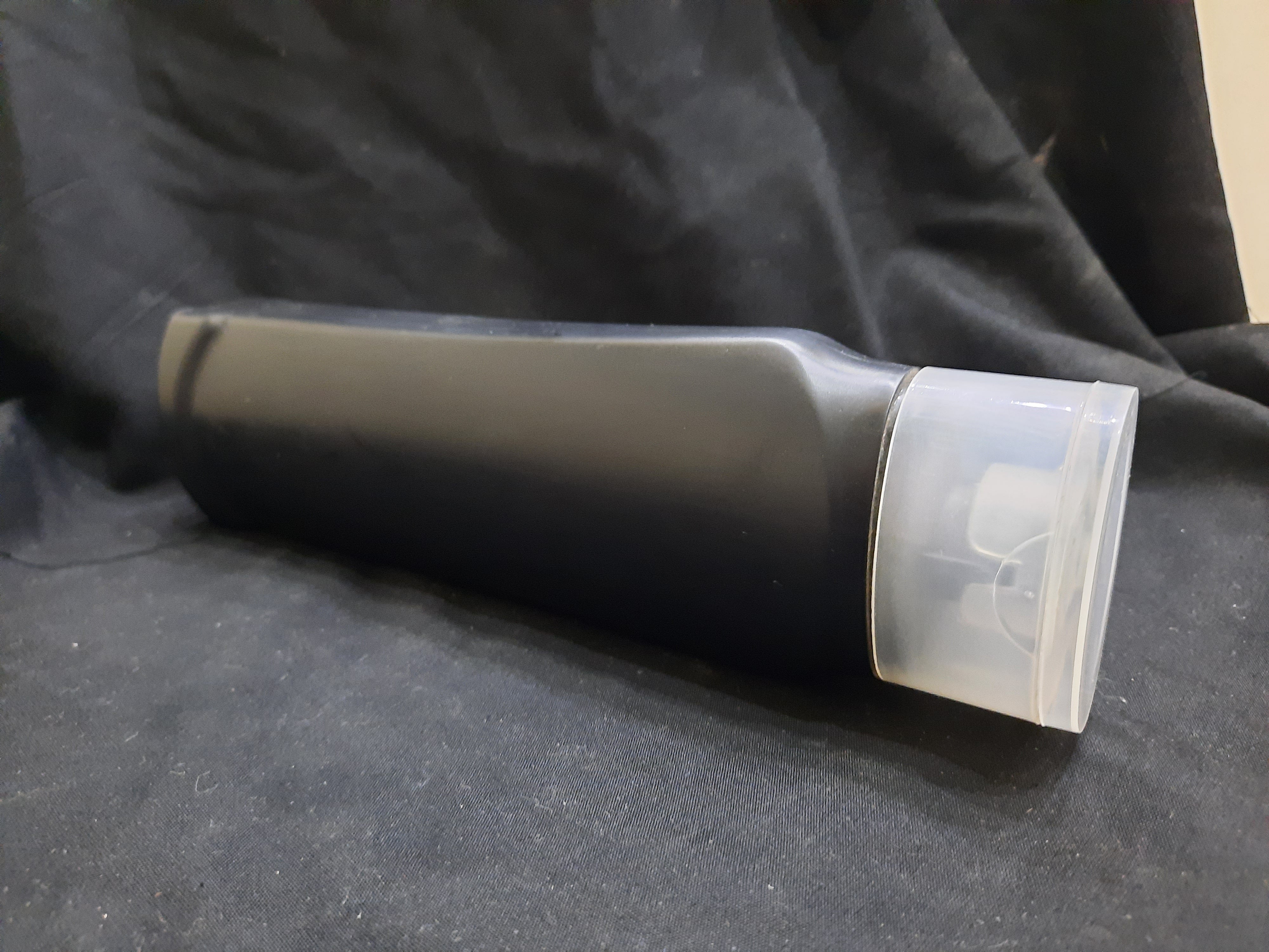 Black Transparent Shampoo Bottle – Hamza Cosmetics